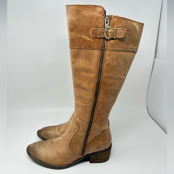 Born | Shoes | Born Fannar Knee High Boot Brown Leather Sz 95m | Poshmark